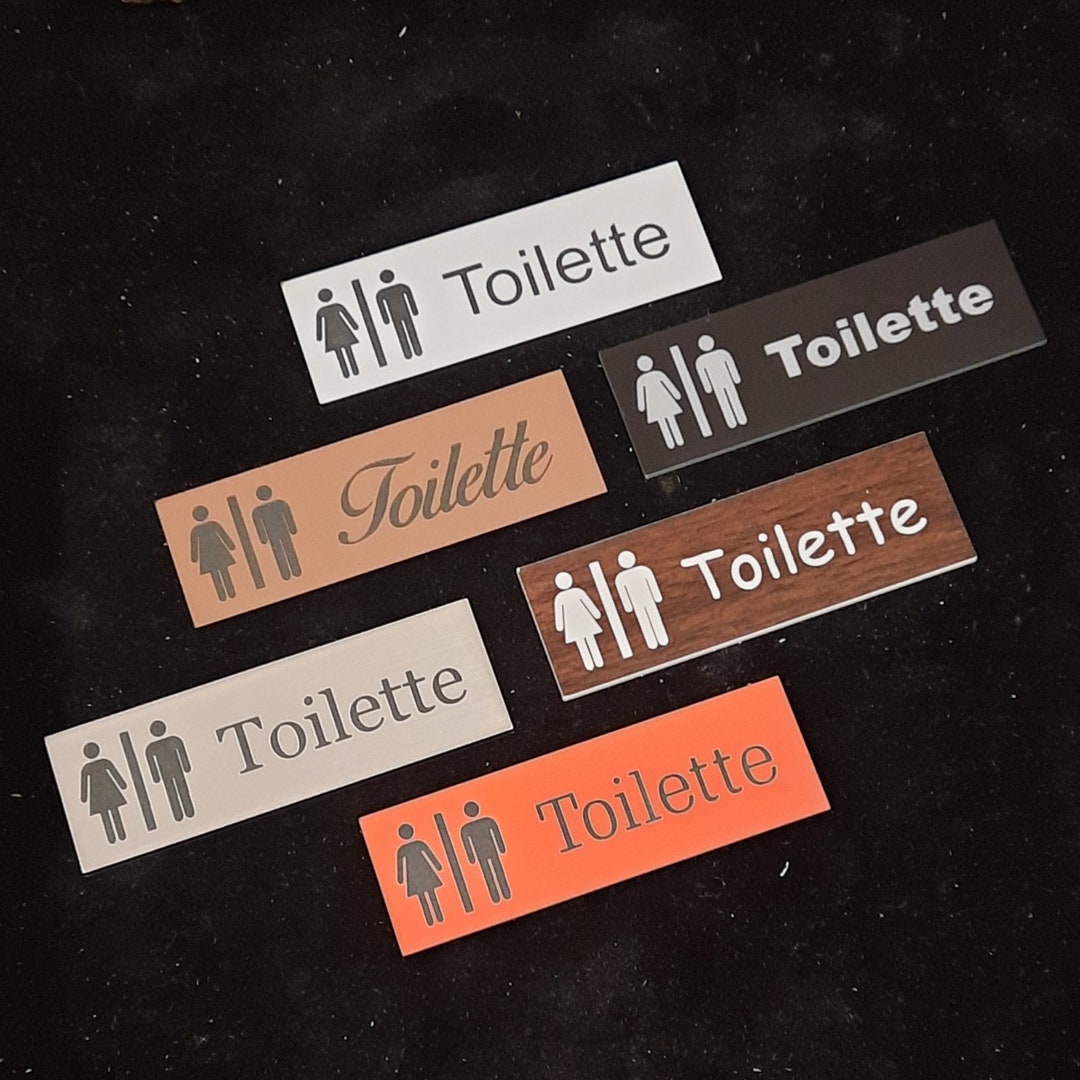 Door Sign Toilet Sign, Bathroom, Toilet Sign Ladies, Men, Decoration ...
