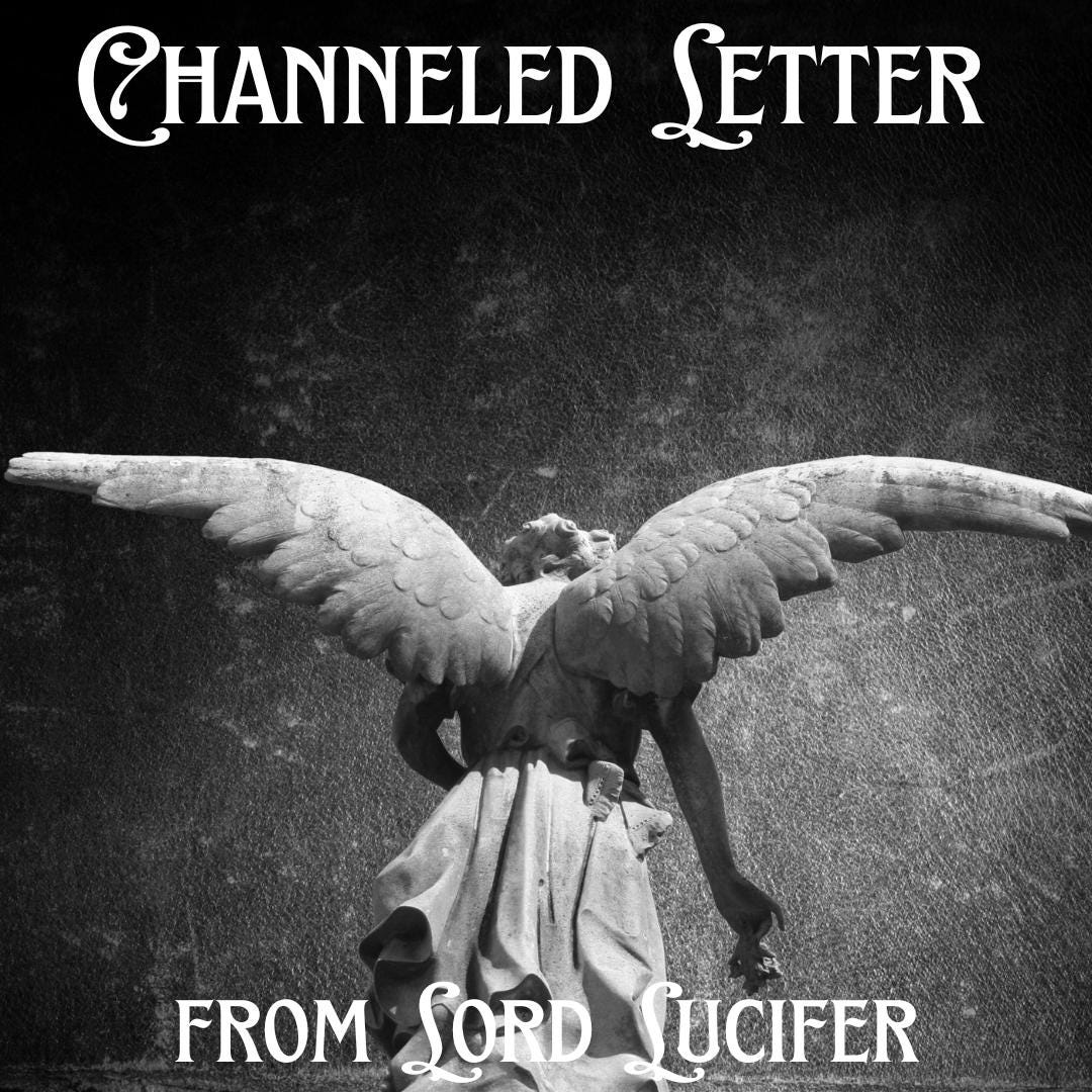 Channeled Letter From Lord Lucifer - Etsy