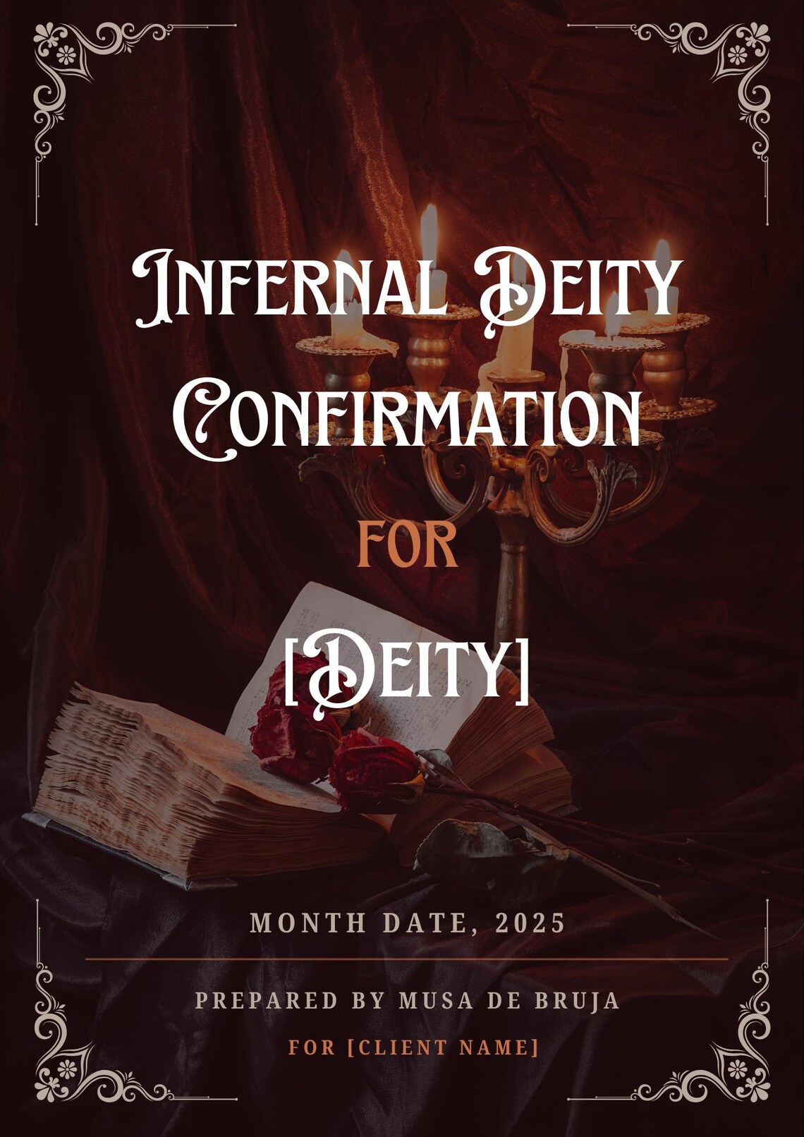 King Belial Infernal Deity Confirmation - Etsy