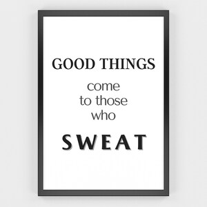 Fitness Home Gym Motivation Wall Art,workout Poster,home Gym Wall Art ...