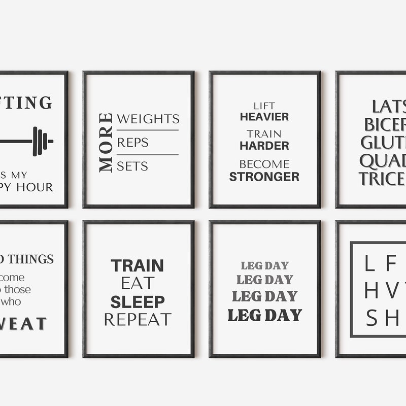 Fitness Decor - Etsy