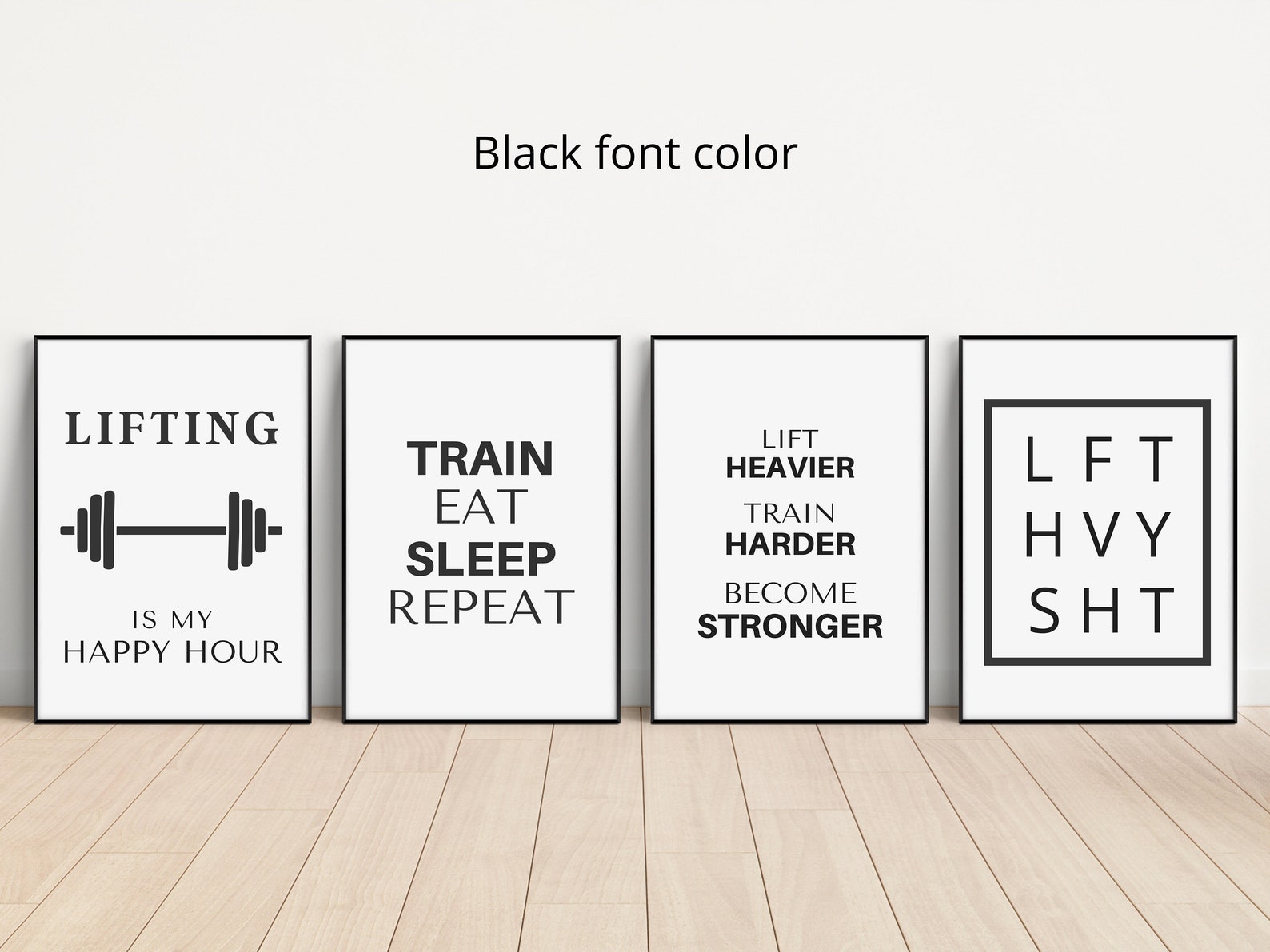 Fitness Home Gym Motivation Wall Artworkout Posterhome Gym | Etsy