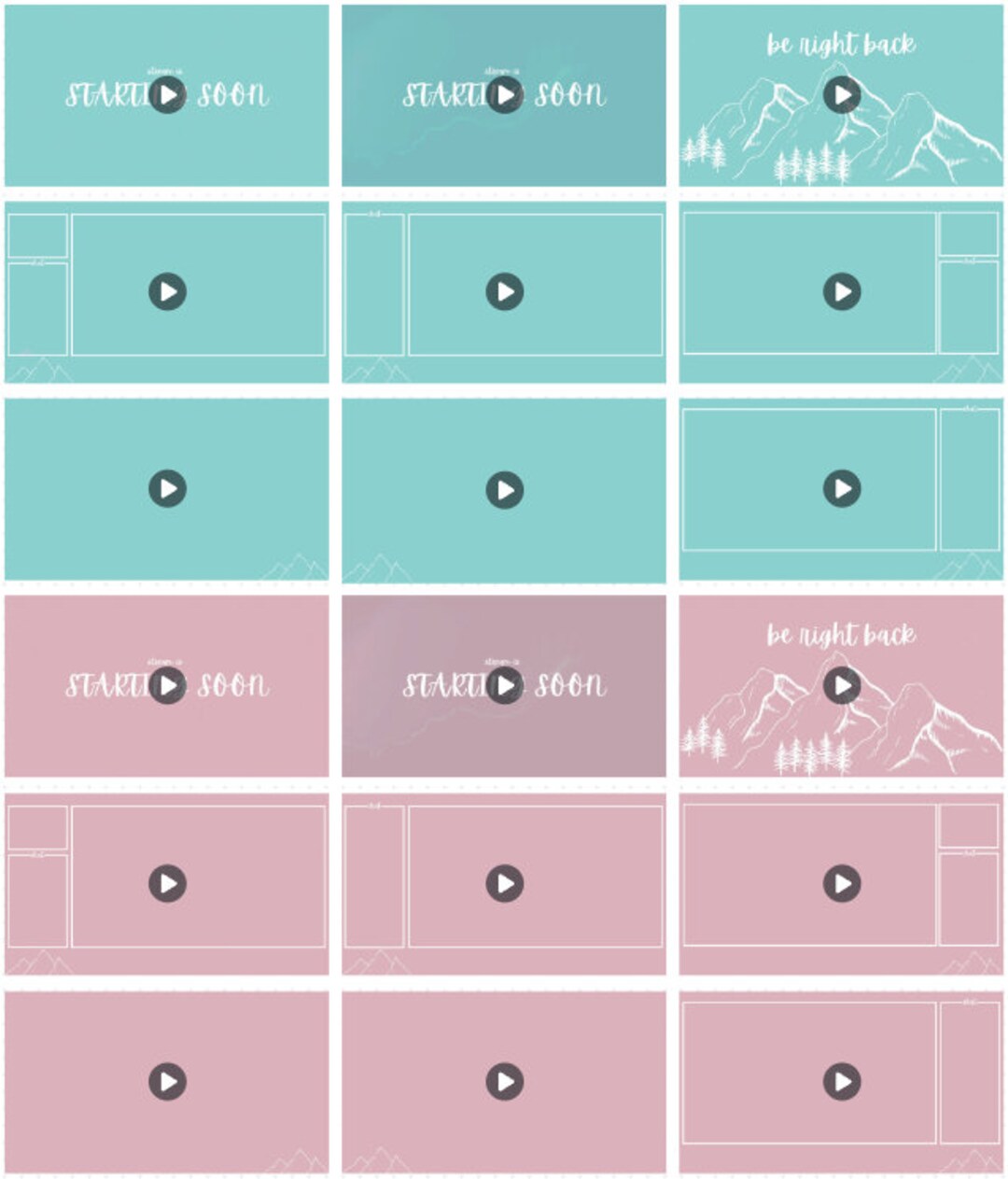 Twitch Panels, Overlays, Layouts/scenes Custom Color Requests - Etsy