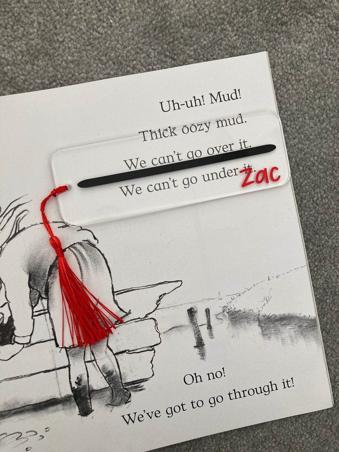 Reading Line Bookmark: Reading Aid for Children - Etsy UK