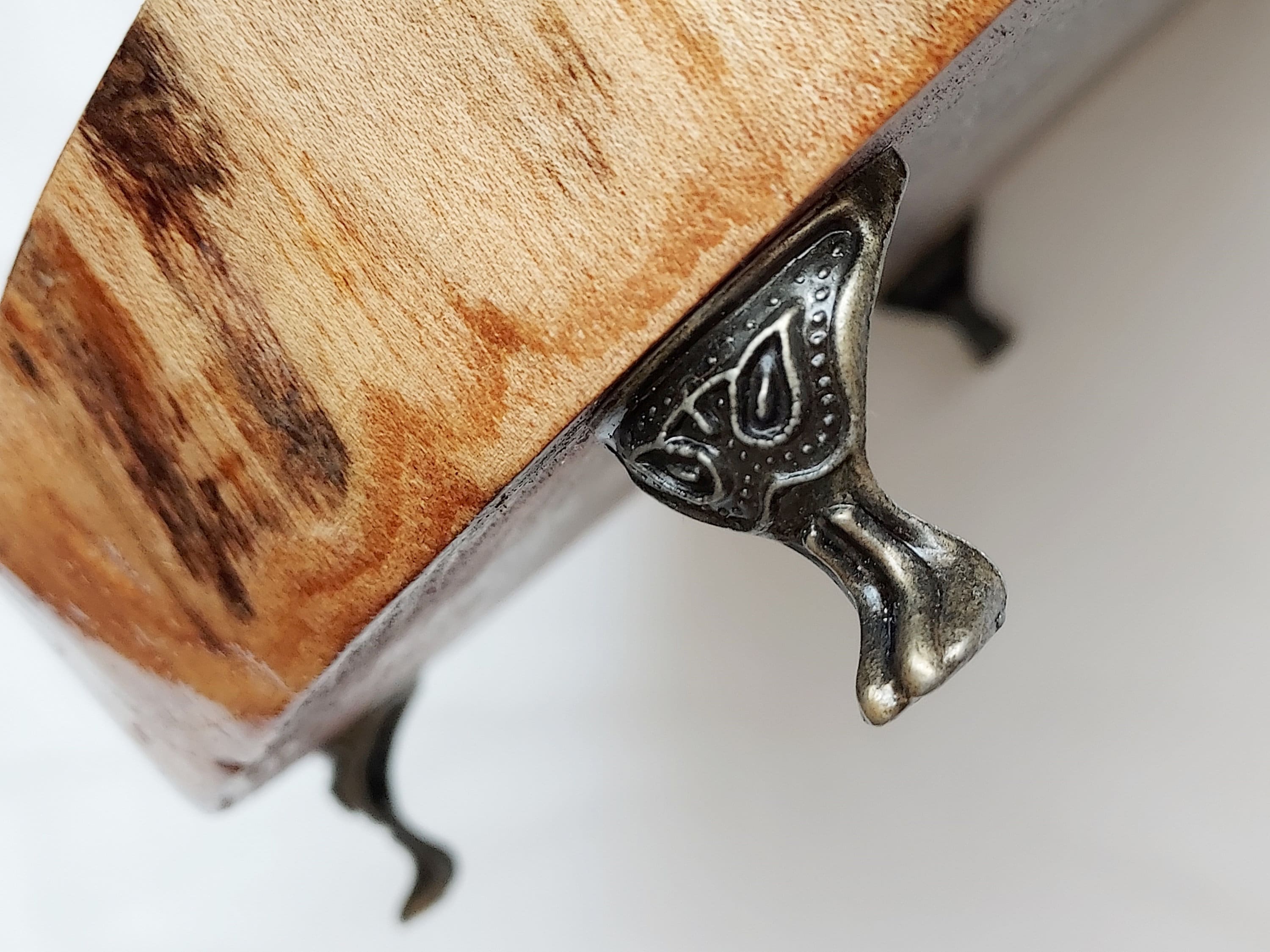 Solid Wooden Plate Stand Handmade Round Solid Wooden Try - Etsy