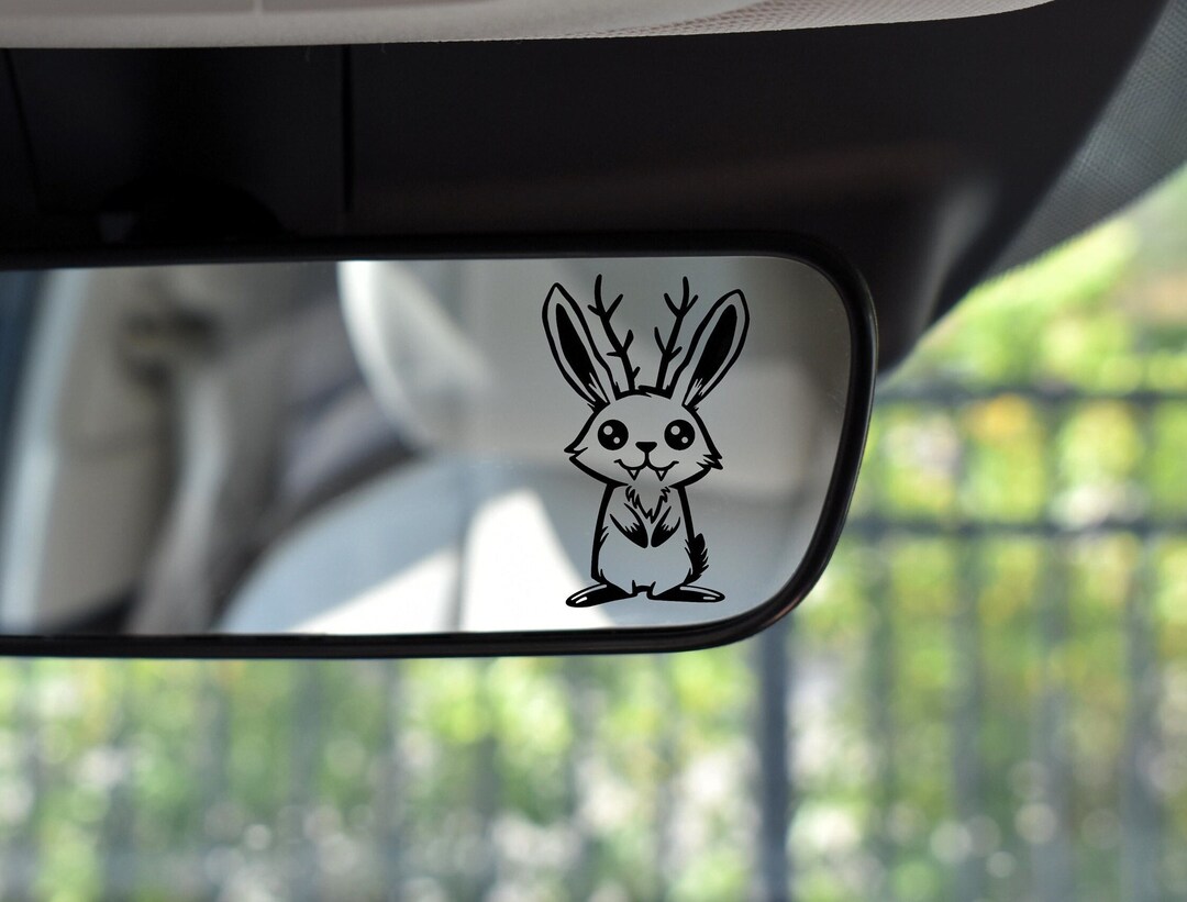 Mini Jackalope Vinyl Decal | Cute Cryptid Sticker - Etsy