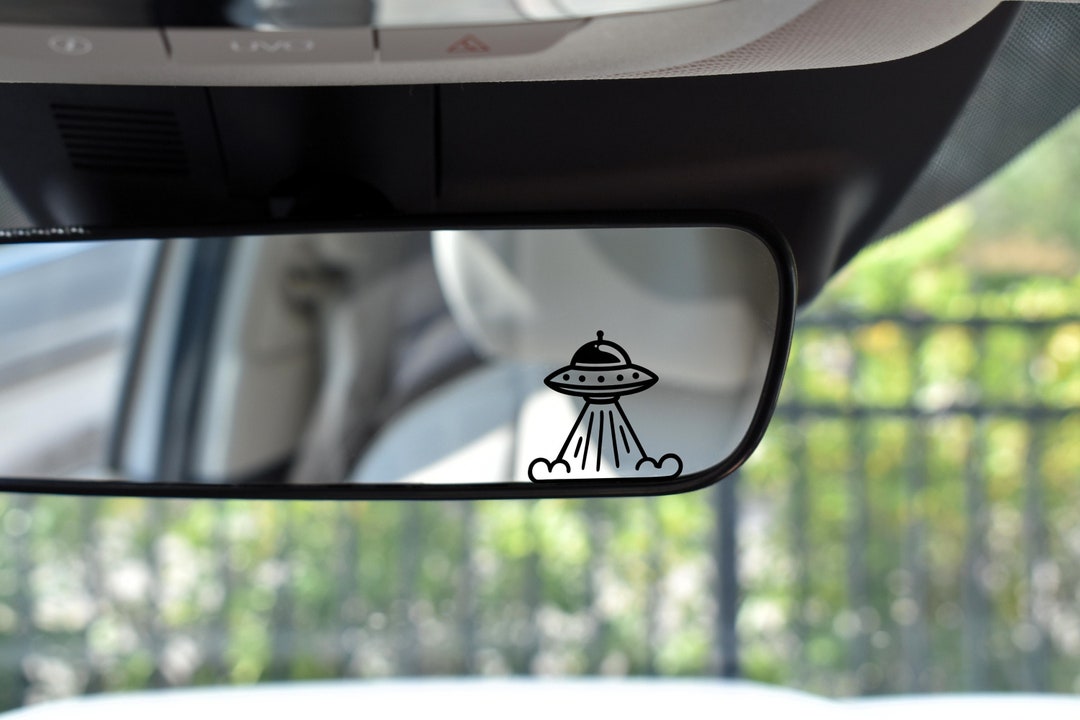 Mini UFO Vinyl Decal | Cute Alien Abduction Sticker - Etsy
