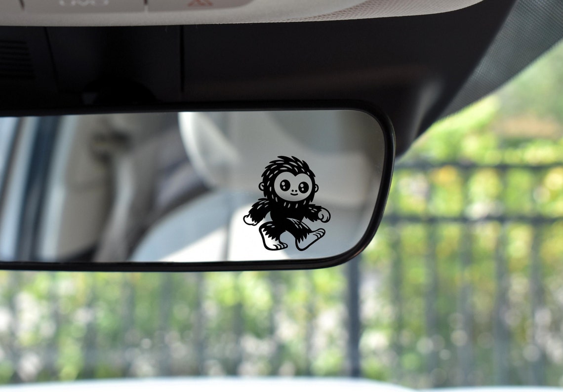 Mini Bigfoot Decal | Cute Sasquatch Sticker - Etsy