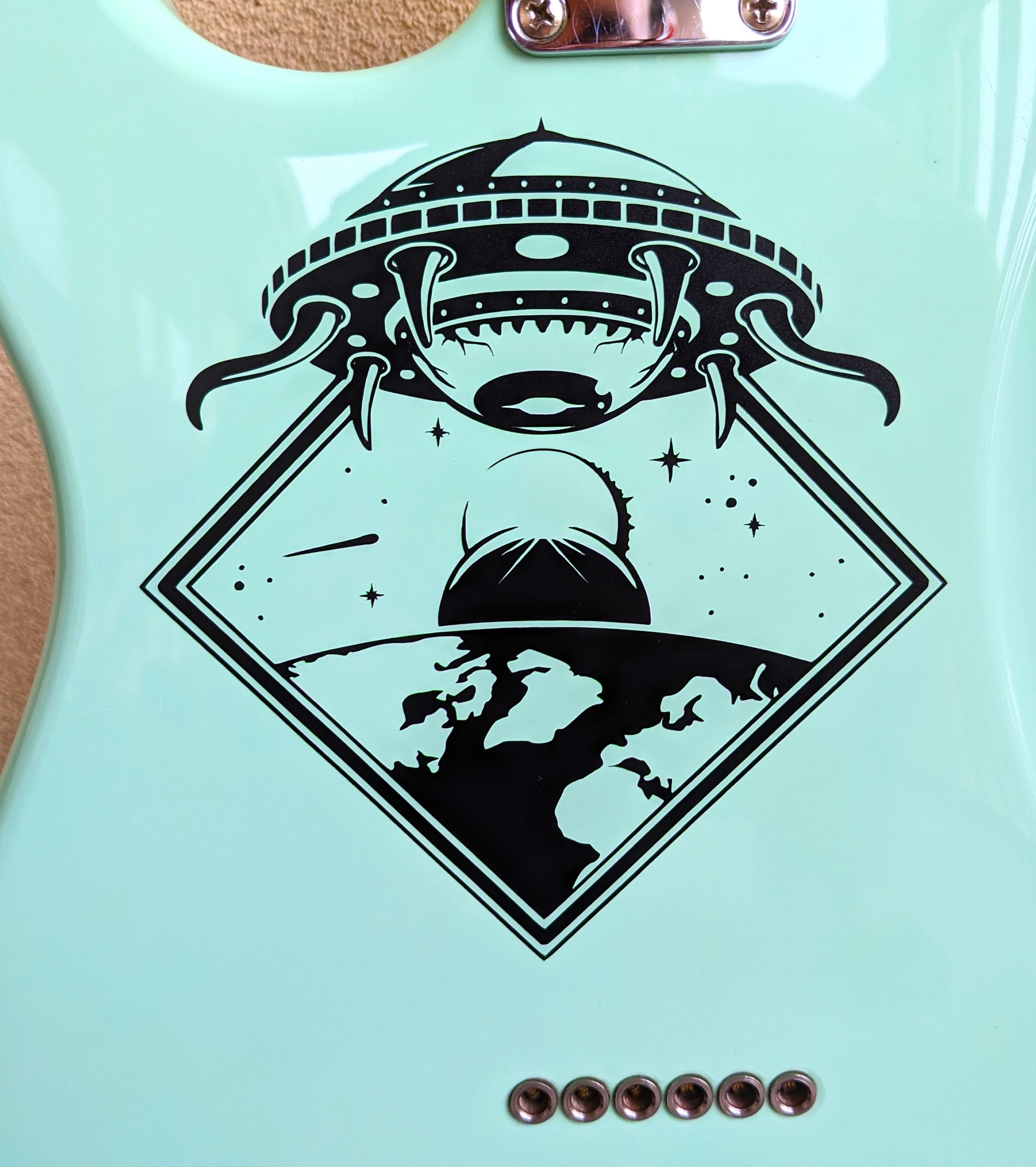 UFO Alien Mothership Vinyl Decal - Etsy