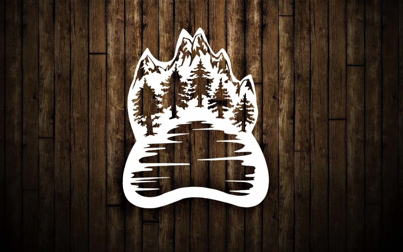Bear Paw Decal - Etsy