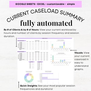 BCBA Caseload Tracker, Caseload Manager ABA, Caseload Planner, Bcba ...