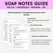 OT Soap Note Cheat Sheet PDF, Occupational Therapy SOAP Note Example Ot Soap Progress Note Soap ...