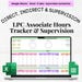 LPC Hours Tracker, LPC Hour Log, Licensure Tracking, Clinical Hours ...
