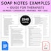 1500+ Therapy Progress Note Cheat Sheet, Therapy SOAP Note Guide ...