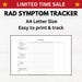Reactive Attachment Disorder Symptom Tracker Printable PDF, RAD Child ...
