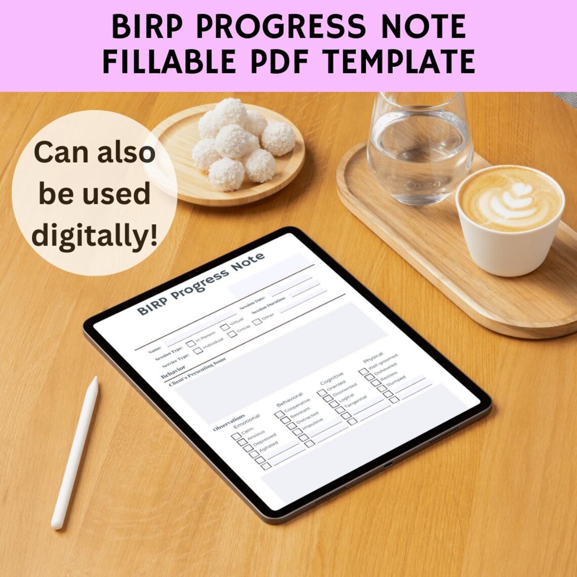 BIRP Therapist Progress Notes Template, Therapist Notes Template ...