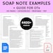 OT Soap Note Cheat Sheet PDF, Occupational Therapy SOAP Note Example Ot ...