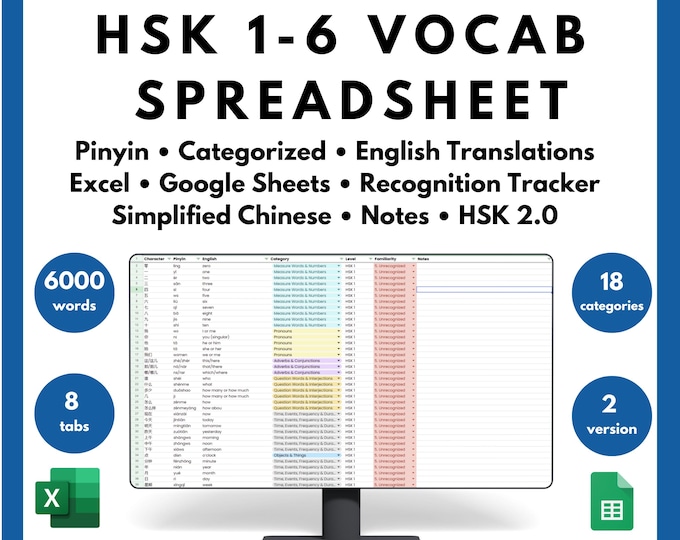 New HSK 3 Writing Worksheet, New Hsk 3 Word List, New Hsk 3 Vocabulary ...