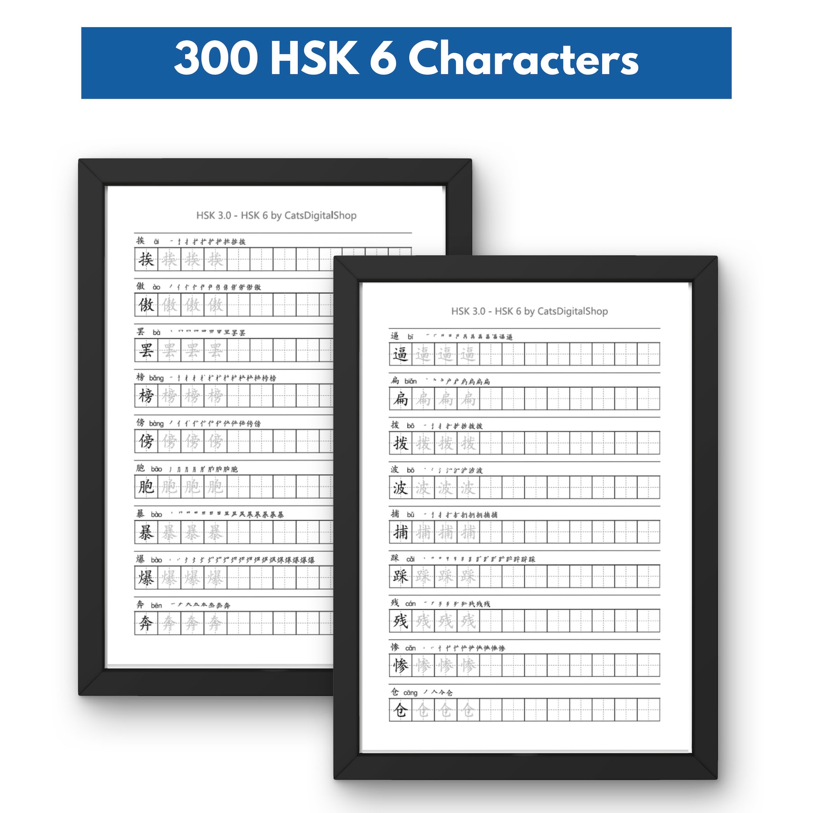 New HSK 6 Writing Practice, New HSK 6 Word List, Hsk 6 List, Hsk 6 ...