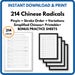 214 Chinese Radicals Worksheet PDF, Chinese Radicals List, Chinese ...