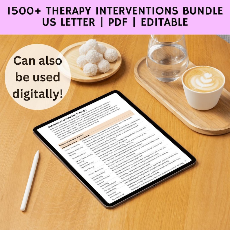 Therapy Intervention Bundle PDF, Therapy Techniques, Therapy ...