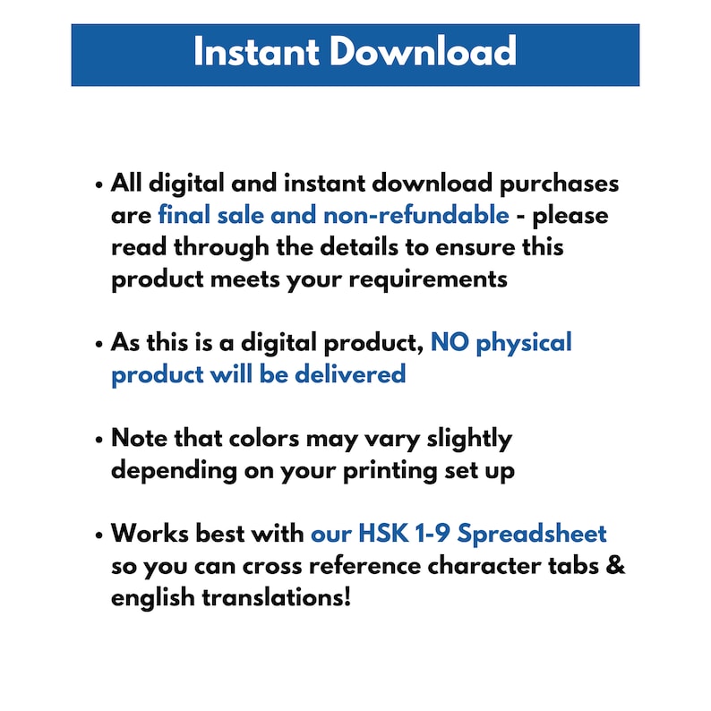 HSK 1 Writing Practice PDF, HSK 1 Vocabulary Worksheet, Hsk 1 Vocab ...