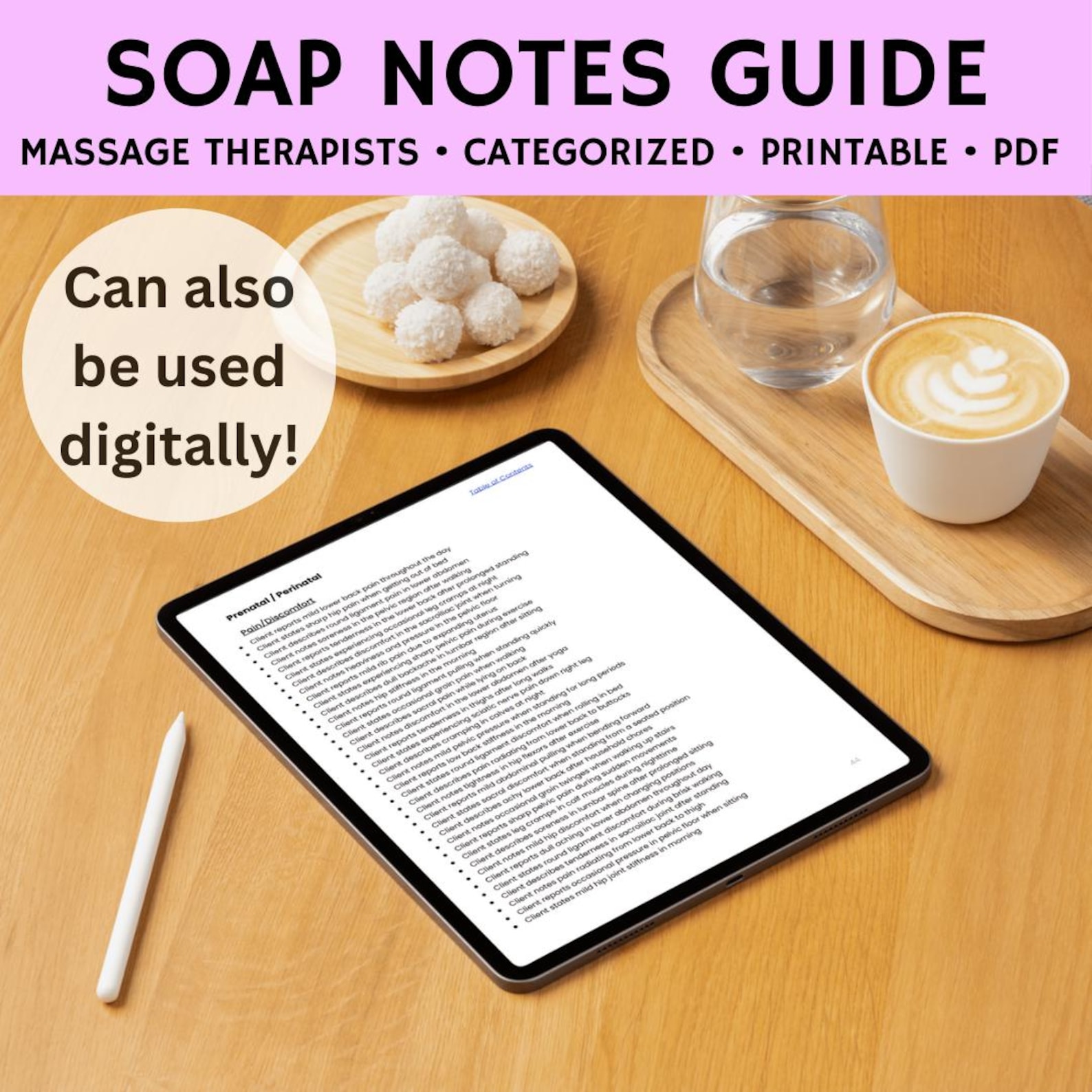 Massage Therapy SOAP Notes PDF, Soap Notes Massage Examples, Massage ...