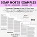 OT Soap Note Cheat Sheet PDF, Occupational Therapy SOAP Note Example Ot ...