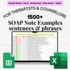 Downloadable SOAP Note Template - Etsy