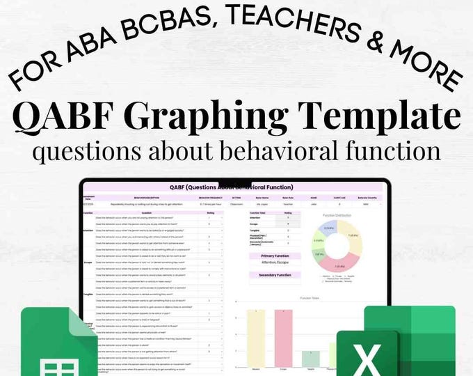 FAST (functional Assessment Screening Tool) Excel/numbers Spreadsheet ...
