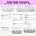 Aba Bcba Rbt SOAP Note Template, RBT Notes, ABA Notes, Aba Session Note ...