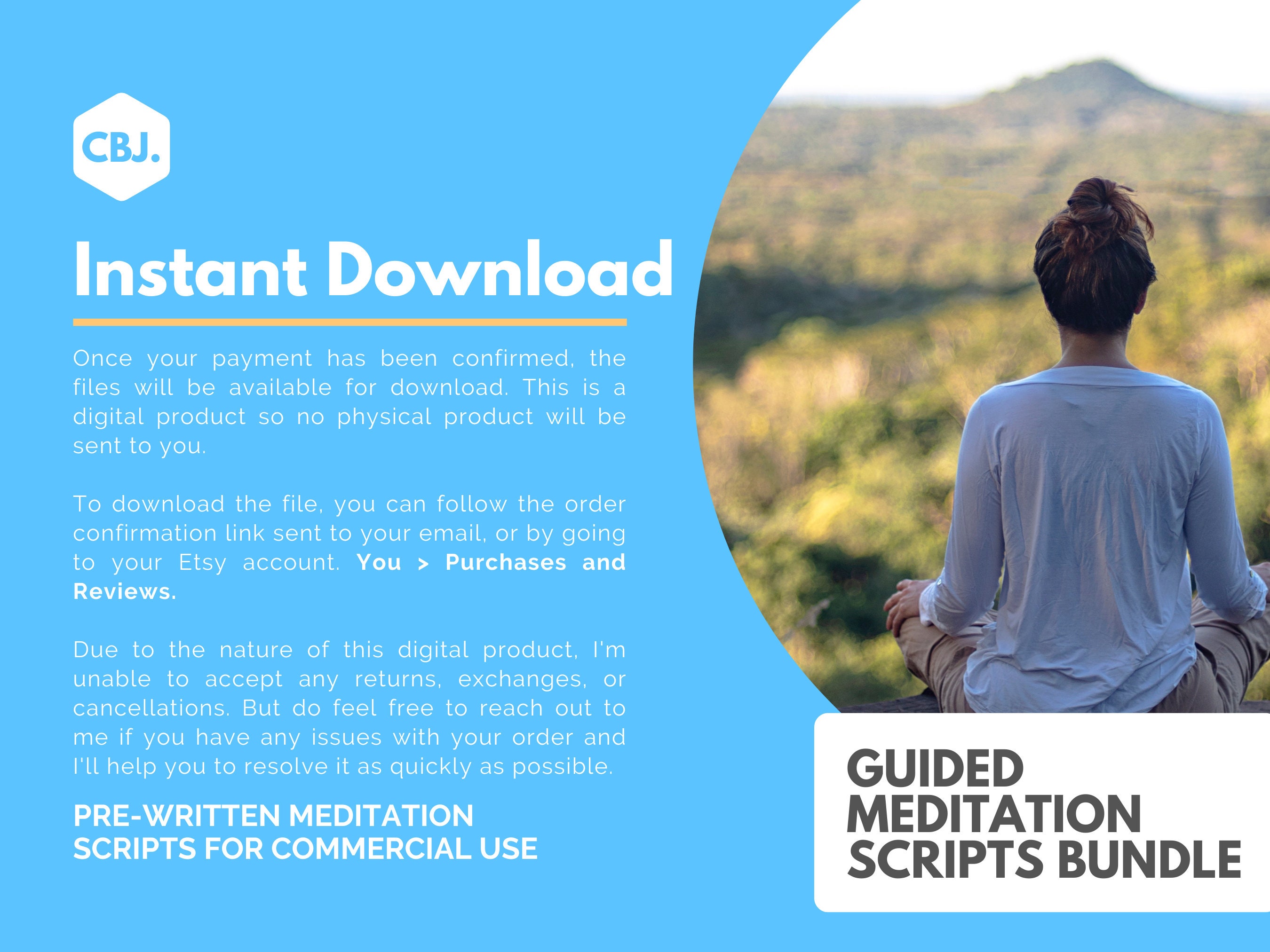 10 Guided Meditation Scripts Bundle 3 | Easy to Follow Beginner ...