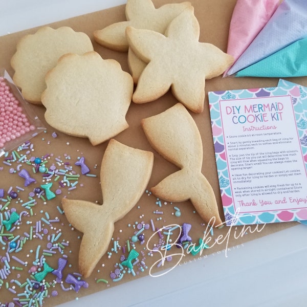 Mermaid Cookies - Etsy