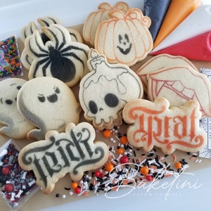 Halloween DIY Cookie Decorating Kit Decorate Your Own Cookies Ghost ...