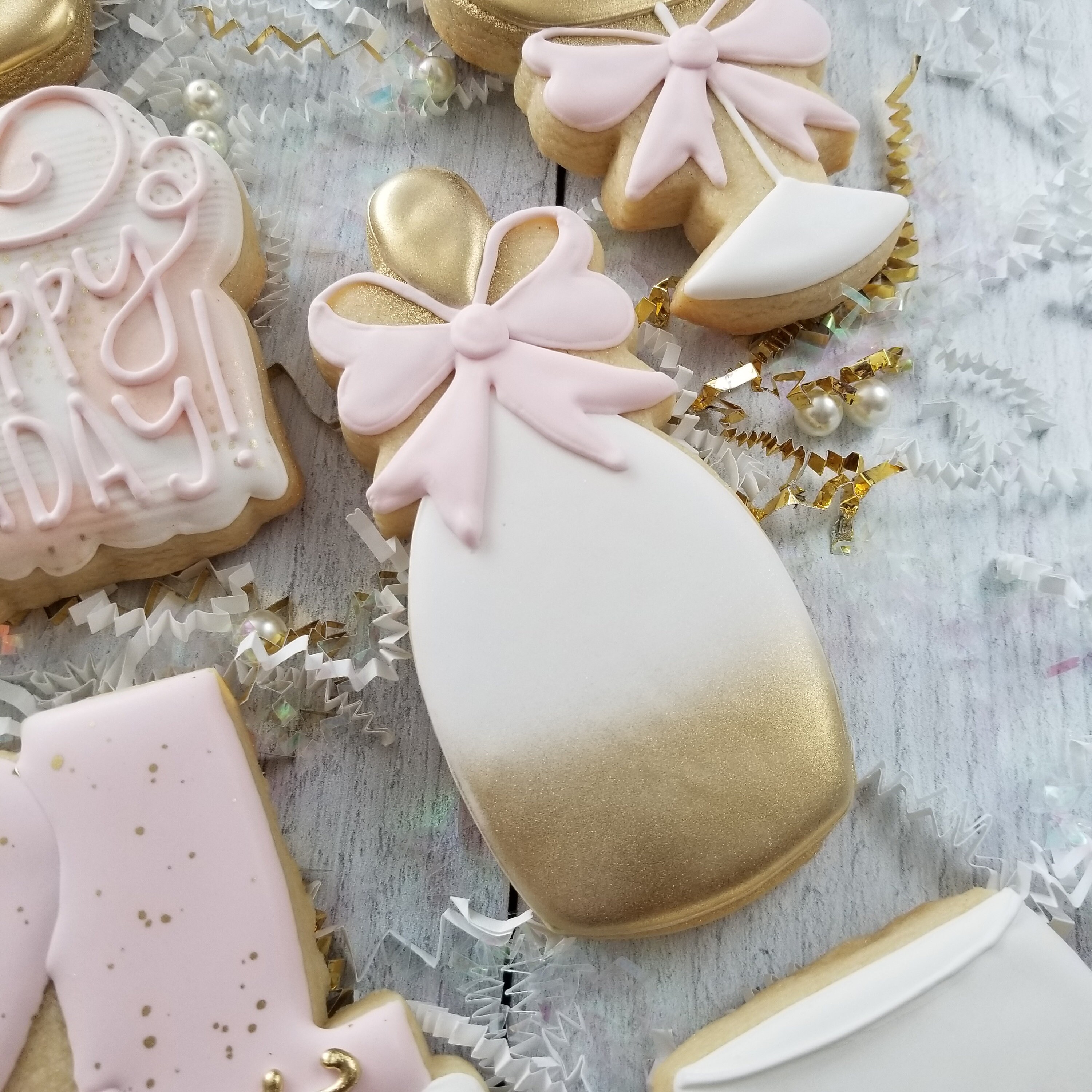 21st Birthday Cookie Gift Box Champagne Birthday Cookies | Etsy