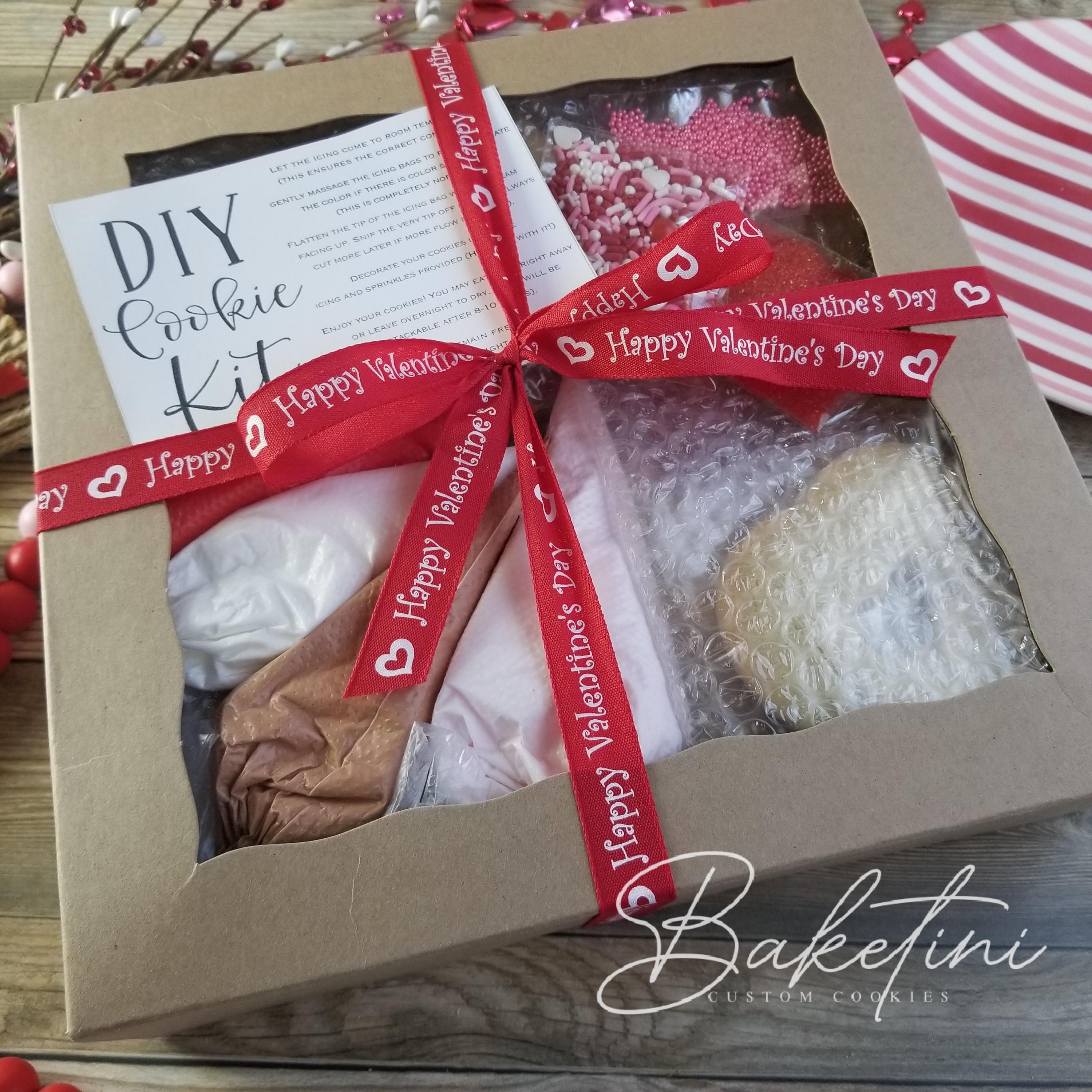 Valentine's Day DIY Cookie Kit Decorate Your Own Cookies Gnome Heart ...
