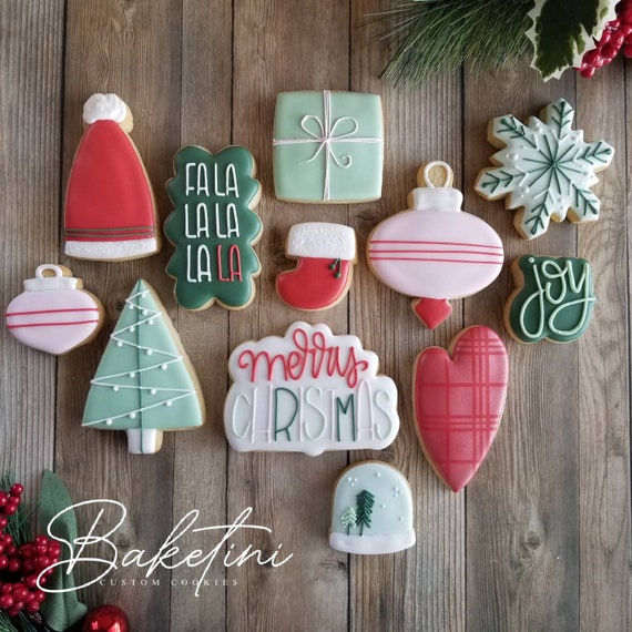 Christmas Present Sugar Cookies