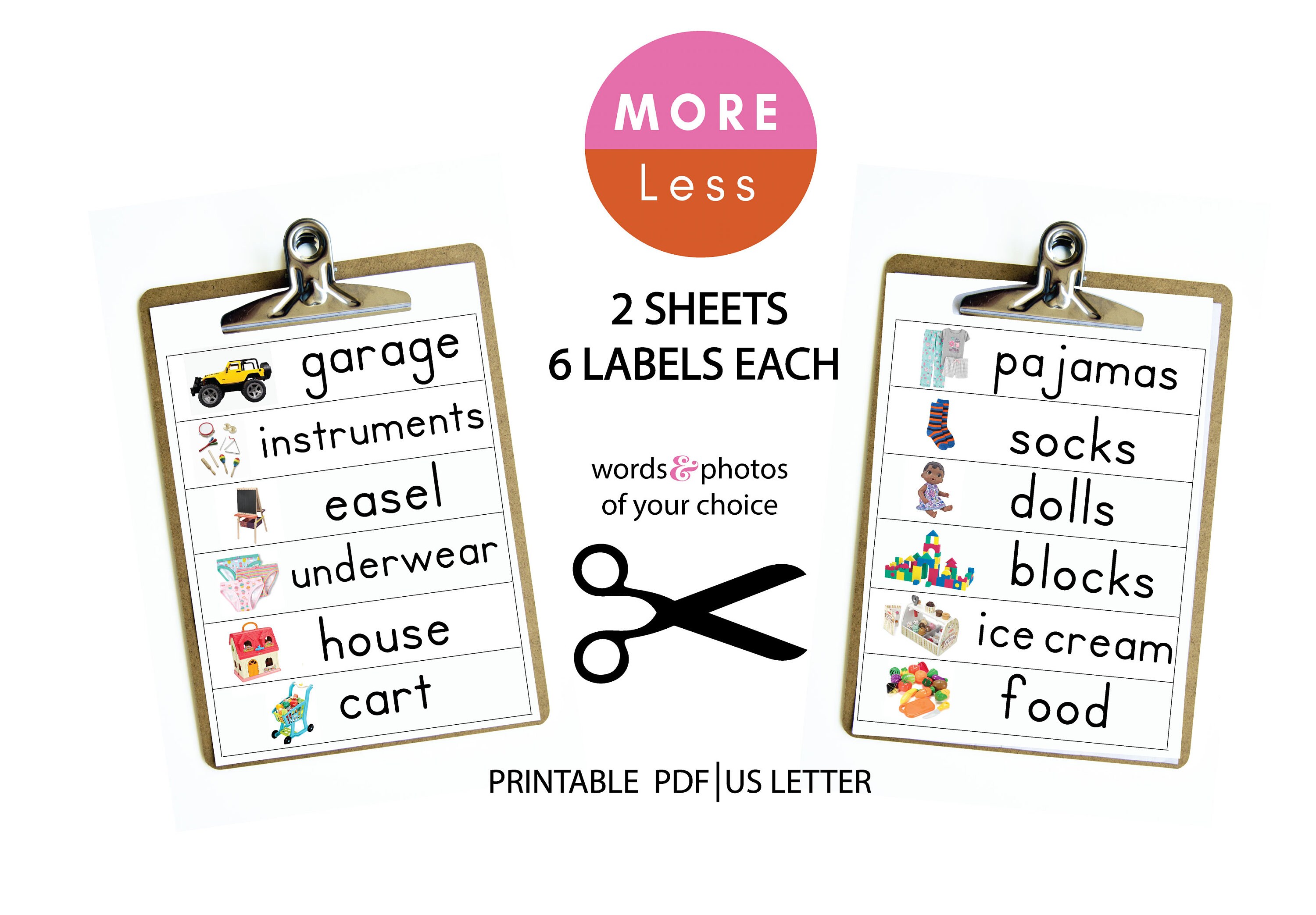 CUSTOM LABELS - Kids Room Labels, Classroom Labels, Toy Labels, Kids ...