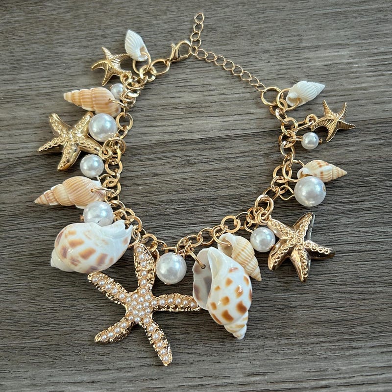 Seashell Bracelet - Etsy