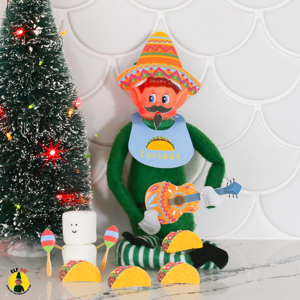 Elf 911 Printable Taco Tuesday Set - Etsy