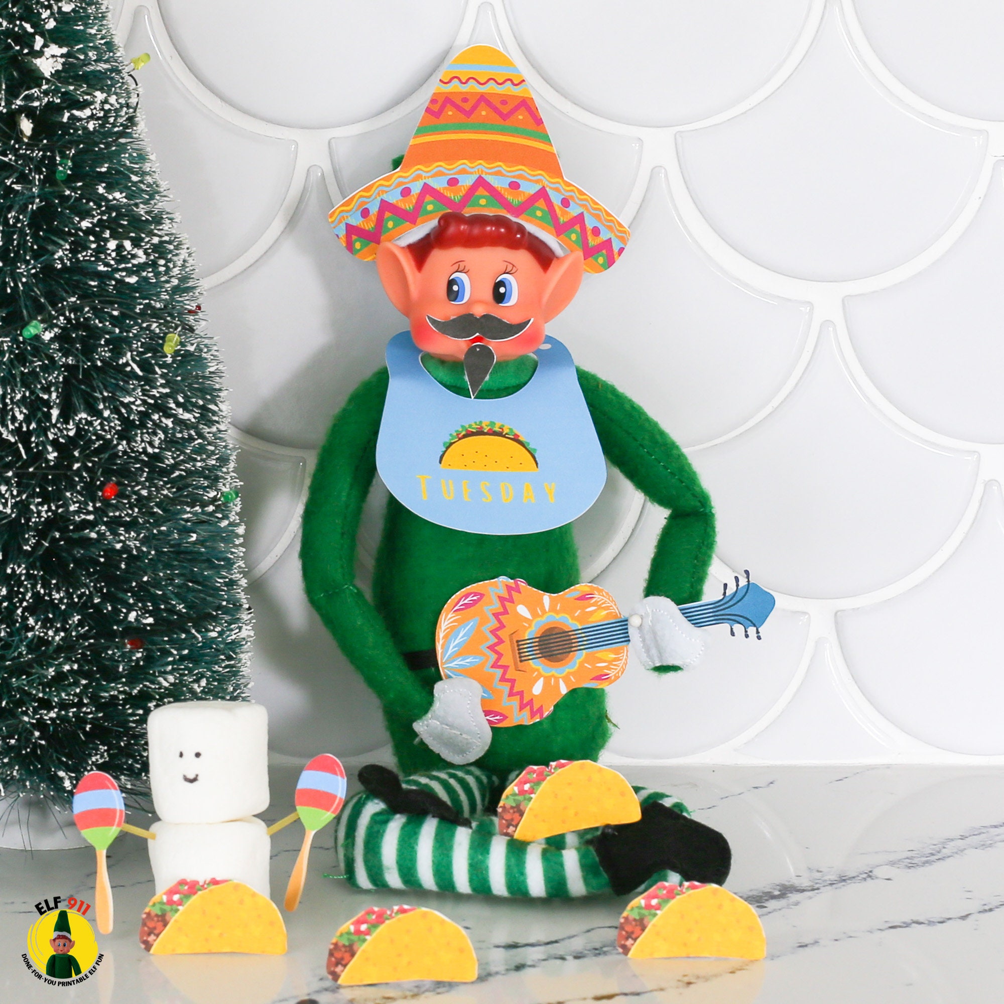 Elf 911 Printable Taco Tuesday Set - Etsy