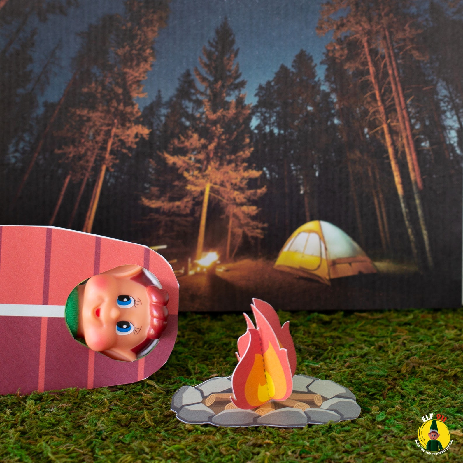 Elf 911 Printable Camping Kit - Etsy