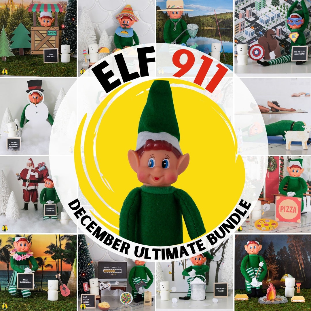 Elf 911 Printable Prop Kit: December Ultimate Bundle (42 Ideas) (PDF ...