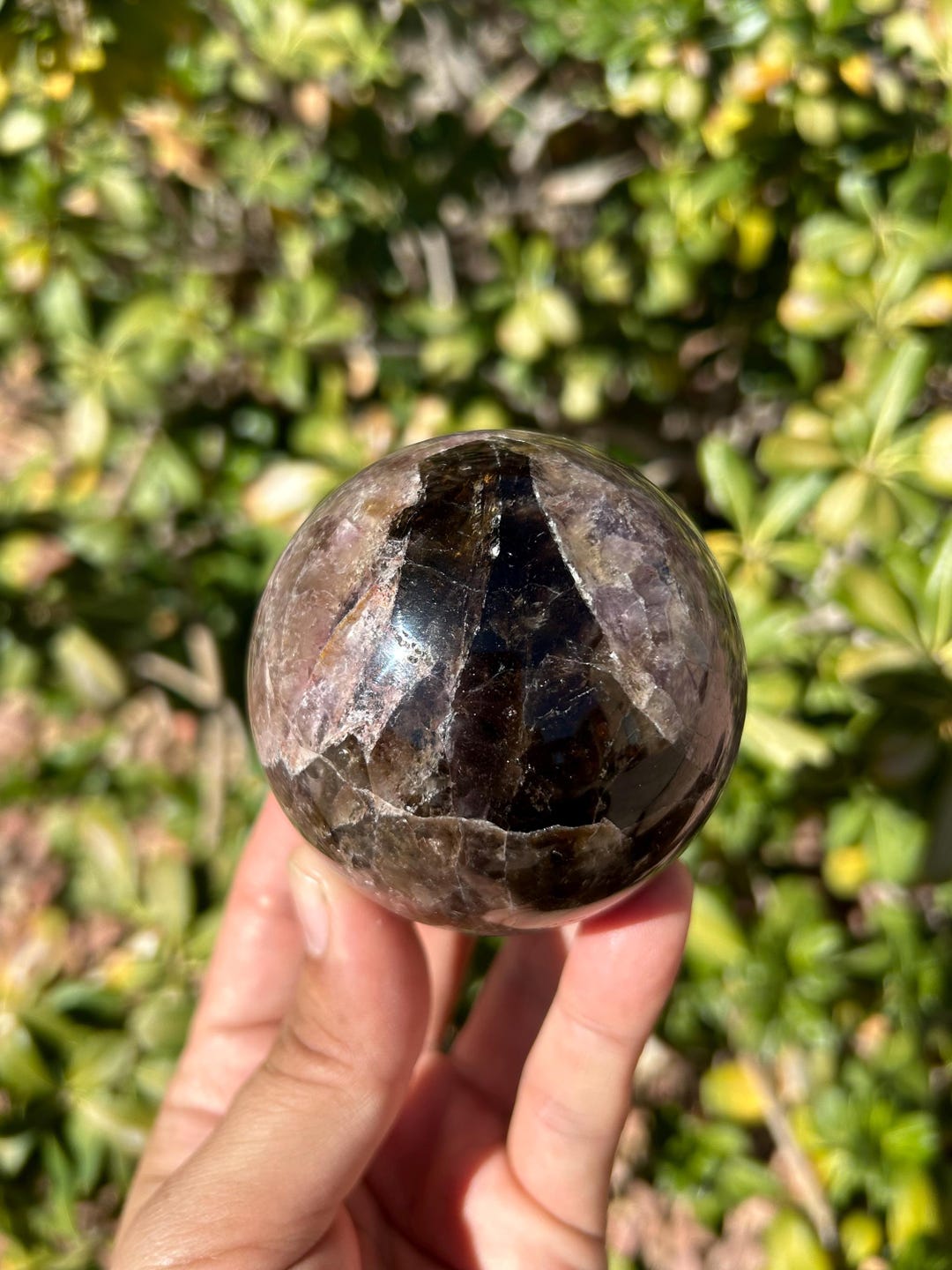 Super 7 Sphere |amethyst |smokey |quartz | Cacoxenite |rutile ...