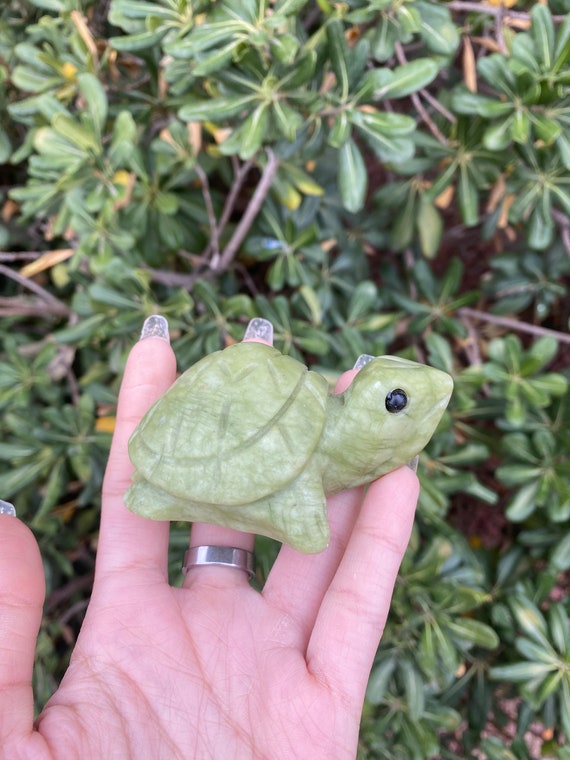 Green Jade Turtle Green Jade Green Jade Carving Turtle | Etsy