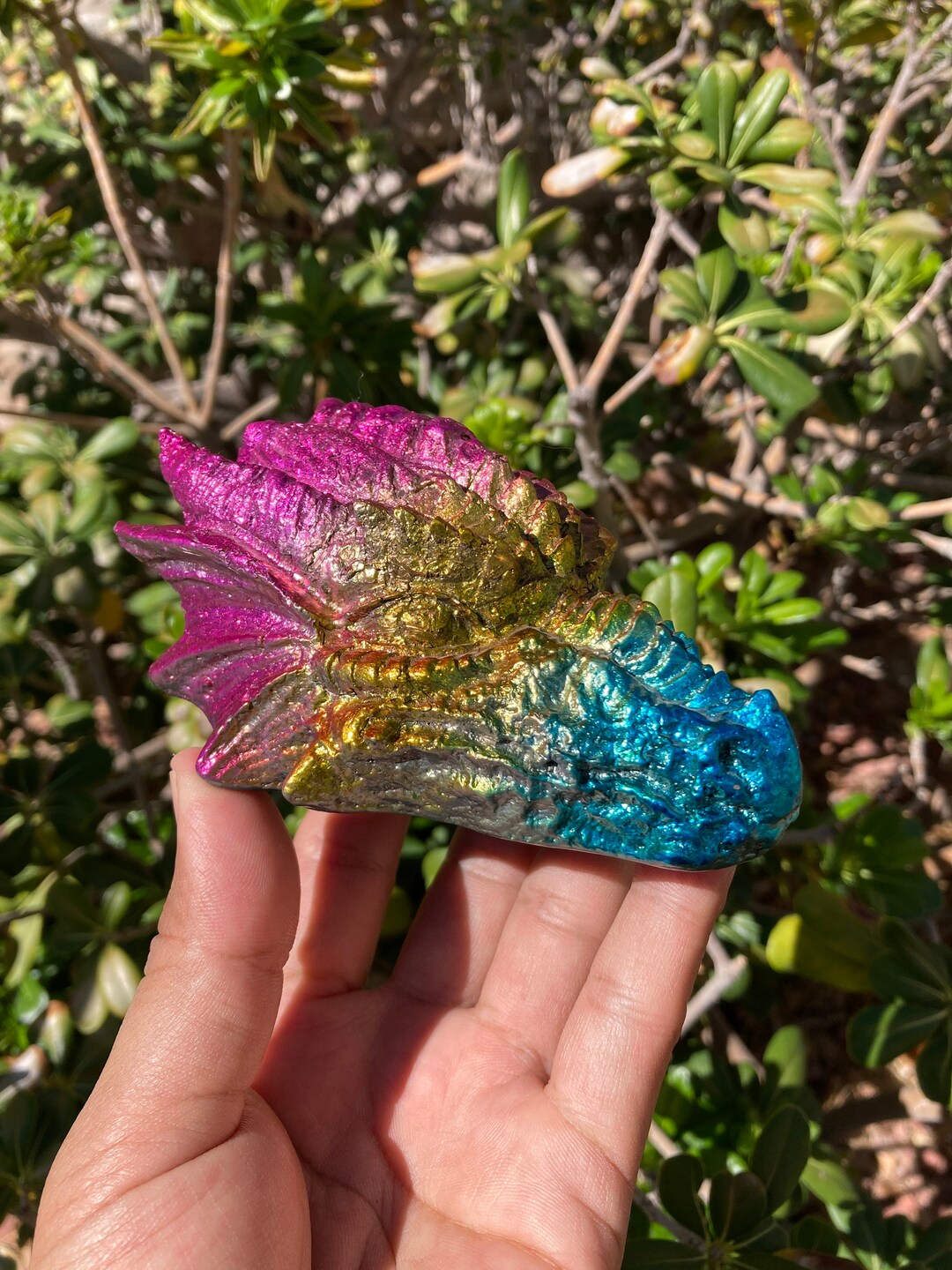 Bismuth Dragon Carving | 1 Pound Bismuth Carving | 4 in Dragon | No. 2 ...