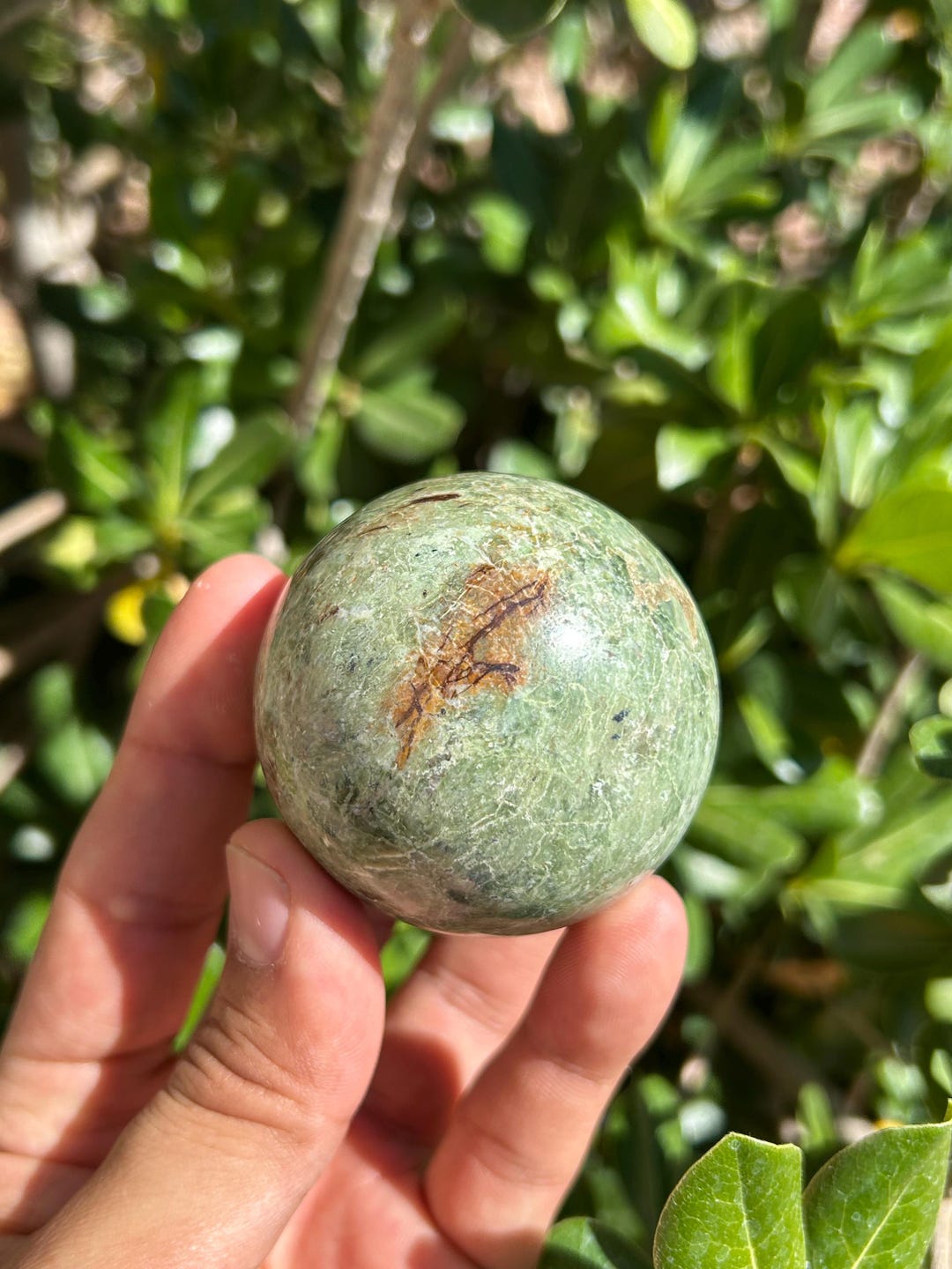 Chrysoprase Sphere | Chrysoprase Crystal | 54mm Sphere | No. 4 - Etsy