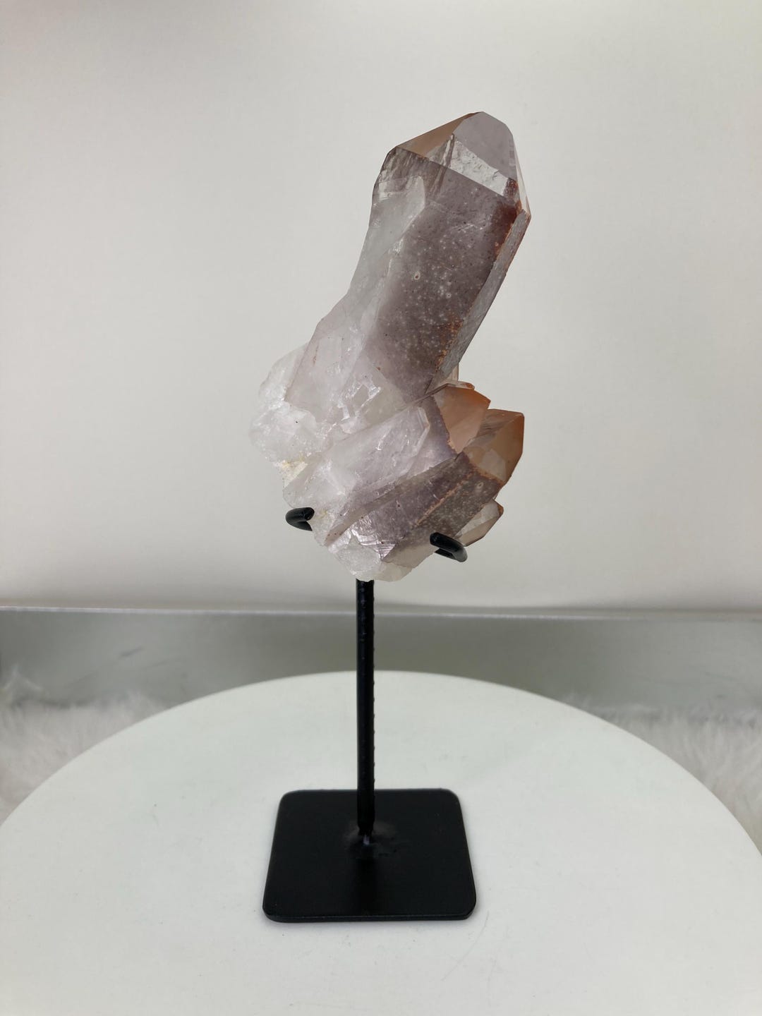 Pink Lithium Quartz on Stand Pink Lithium Quartz Crystal - Etsy
