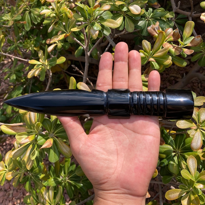 Obsidian Dagger - Etsy