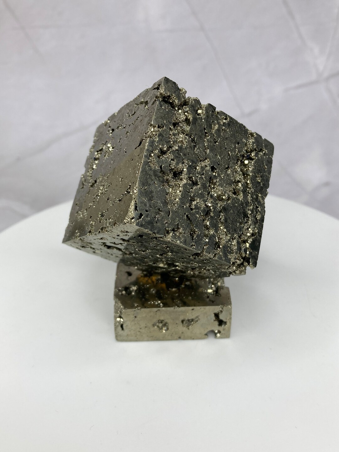 Peruvian Pyrite Cube With Pyrite Slab #1 - Etsy